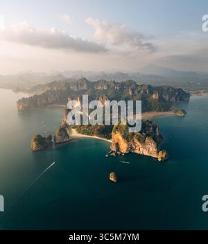 Aerial view of Ao Nang Beach in Krabi, Thailand Stock Photo - Alamy