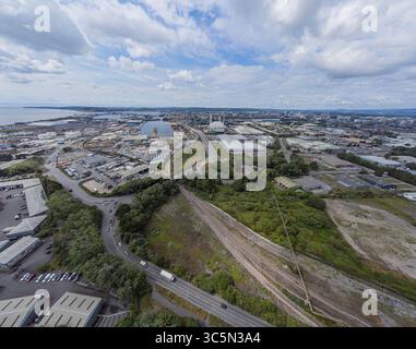 The “Splott beach”, Cardiff, Wales, UK Stock Photo - Alamy