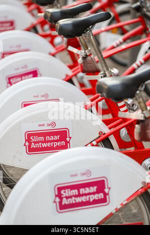 Shared-bikes parked on the street in Shanghai, China on April 7, 2026 ...