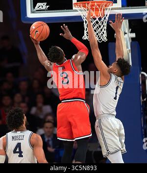 Georgetown forward Jamorko Pickett (1) shoots for three points as St ...