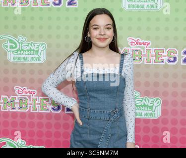 LOS ANGELES - JAN 25: Amelia Wray at the "Zombies 2" Screening at the ...
