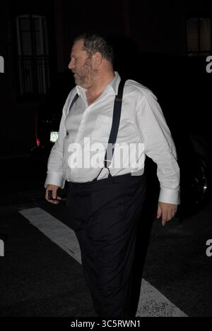 NEW YORK - SEPTEMBER 17: (EXCLUSIVE COVERAGE) Movie mogul Harvey ...