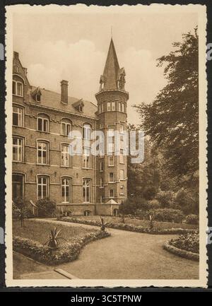 Moederhuis der missiën van Scheut. Koor van de kapel (XVe eeuw Stock ...