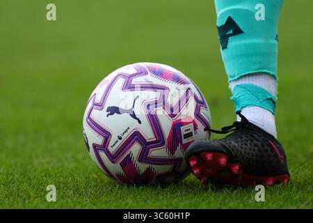 Official Puma Premier League match ball during the Pre-season friendly ...