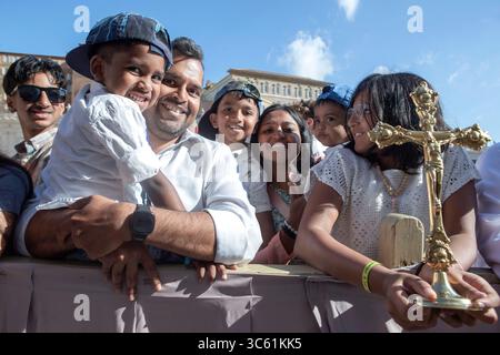 Pope Leo XIV attends the weekly general audience in Saint Peter’s ...