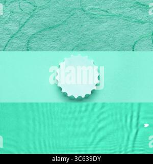 Set of photos in mint colors Stock Photo - Alamy