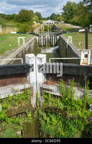 Looking Towards the Top Lock Gate at Neptune's Staircase on the ...