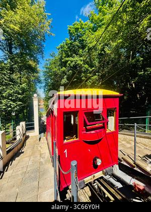 Aleksotas funicular in Kaunas Lithuania Stock Photo - Alamy