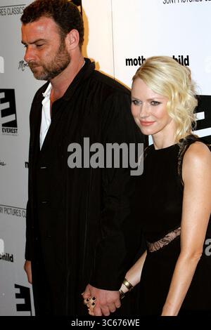 Naomi Watts, Liev Schreiber and his mother Heather Milgram Opening ...