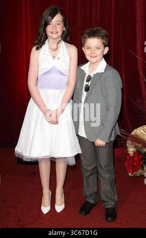 Lydia Waters and Ellis Hollins The British Soap Awards 2009 held at BBC ...