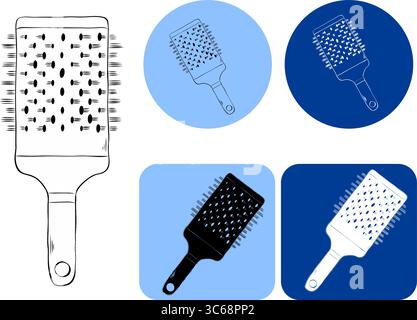 Comb silhouette vector art Stock Vector Image & Art - Alamy