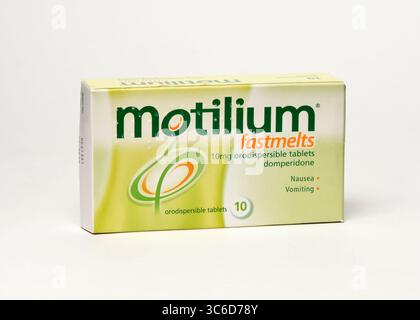 Motilium fastmelts 10 mg orodispersible tablets domperidone for nausea ...