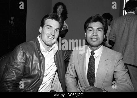Sam Jones and unidentified person Circa 1980’s Credit: Ralph Dominguez ...