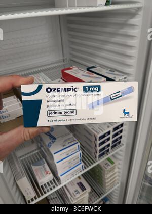 Semaglutide diabetes drug packaging Stock Photo - Alamy