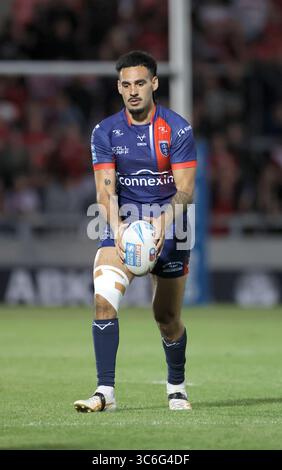 Tyrone May of Hull KR during the Betfred Super League round 23 match ...