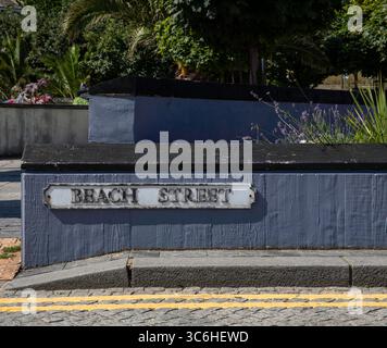 Road Sign, Folkestone, Kent, UK - indicating the roads for Ashford ...