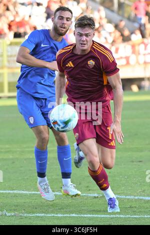 Evan Ferguson of AS Roma during the serie A match between AS Roma v ...