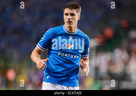 David Buchta of Banik seen during the UEFA Europa League 2nd round ...