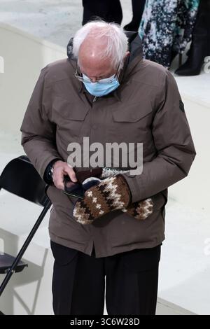 Sen. Bernie Sanders, I-Vt., arrives to the U.S. Capitol for votes ...