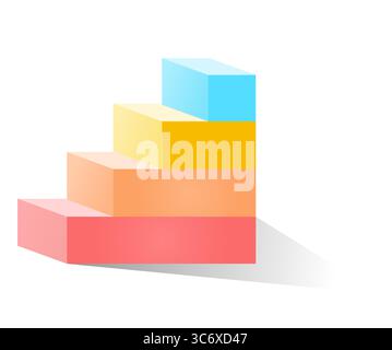 Step by step project infographic chart design template Stock Vector ...