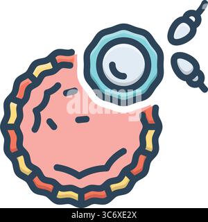 Icon for ovulation, ovum cell Stock Vector Image & Art - Alamy
