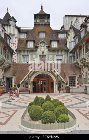 France, Calvados, Pays d'Auge, Cote fleurie (flowered coast), Villers ...