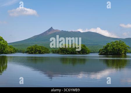 scenery of Onuma Quasi National Park in Hakkaido, Japan Stock Photo - Alamy