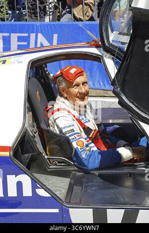 Ennstal Classic 2025 classic car rally, Porsche 962 driven by Hans ...