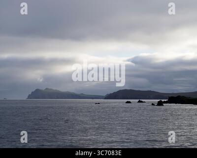 View north from Great Blasket island, Ireland Stock Photo - Alamy