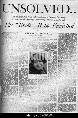 Mamie Stuart The bride who vanished Sutherland 1919 Stock Photo - Alamy