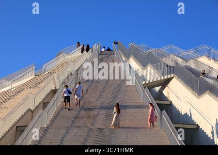 TIRANA, ALBANIA - JULY 10, 2025: Tirana's Rock mixed-use residential ...