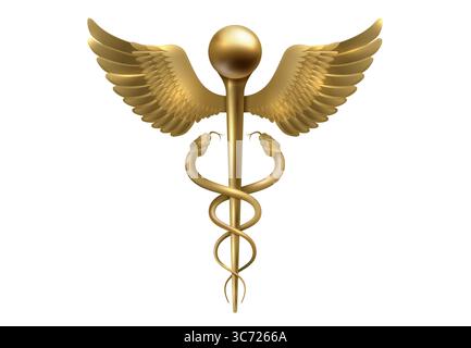 vector caduceus medical logo symbol design Stock Vector Image & Art - Alamy