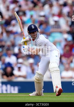 England’s Harry Brook bats on day one of the first test of the NRMA ...