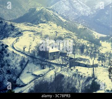Farm in Zemen gorge, Kyustendil region, Bugaria, 1986 Stock Photo - Alamy