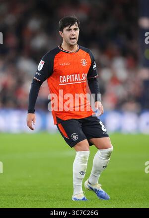 Luton Town's Liam Walsh during the Carabao Cup first round match at the Coventry Building ...