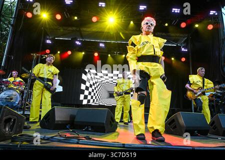 Josh Freese of Devo performing onstage at Day 1 of the Project Pabst ...