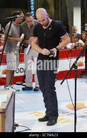 Daughtry on stage for NBC Today Show Concert with Daughtry, Rockefeller ...