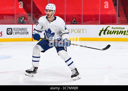 Toronto Maple Leafs' Pierre Engvall in action during an NHL hockey game ...