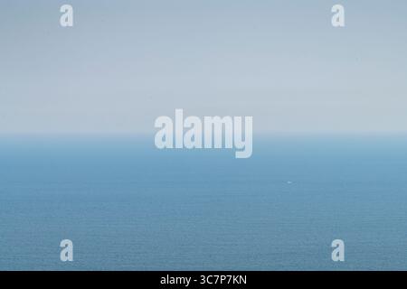 White and blue horizontal gradient abstract as a background which is ...
