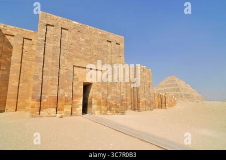 Pyramid of Djoser called the Step Pyramid of Djoser or Step Pyramid of ...