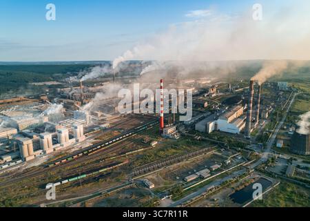 Industrial pollution causes environmental degradation in a large ...