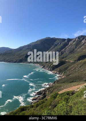 A beautiful view of the Hout Bay in the Western Cape province of South ...