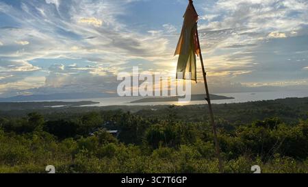view of Badian Highland Peak in cebu island , Philippines . High ...