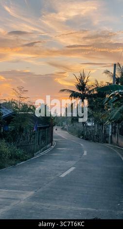 view of Badian Highland Peak in cebu island , Philippines . High ...