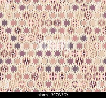 Hexagon Pattern. Geometric elements of varied style and color ...
