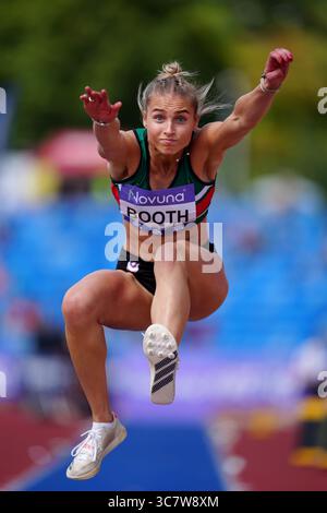 Melissa Booth in the Women’s Triple Jump during day two of the Muller ...