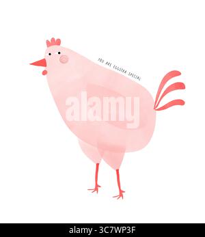 Chicken wings cartoon character with cute emoticon bring money. Vector ...
