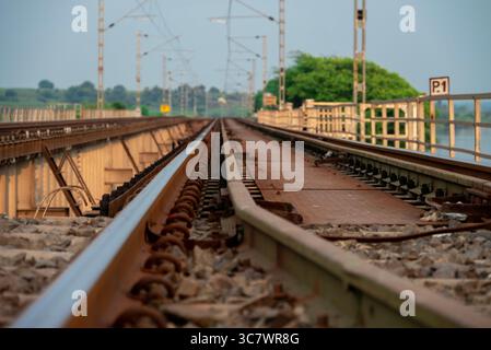 Outback Northern Territory Indian railway track Stock Photo - Alamy