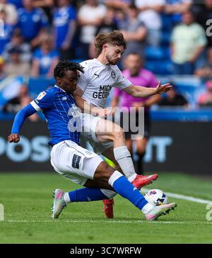 Ronan Kpakio of Cardiff City during the warm up. Carabao Cup 2nd round ...