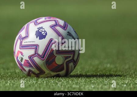 Official Puma Premier League match balls ahead of the warmup session ...